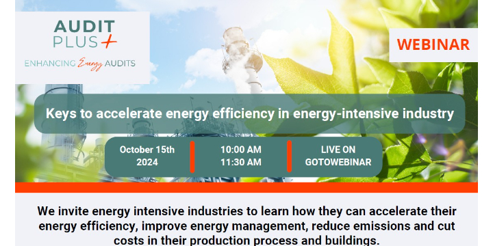 Asociación de Empresas de Eficiencia Energética (A3E) | El proyecto Audit Plus convoca un ...